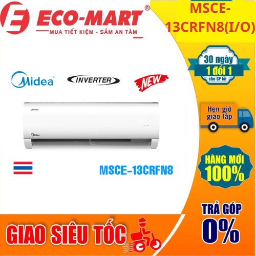 Điều hòa Midea 12000BTU 1 chiều Inverter MSCE-13CRFN8(I/O) Có lắp đặt ...
