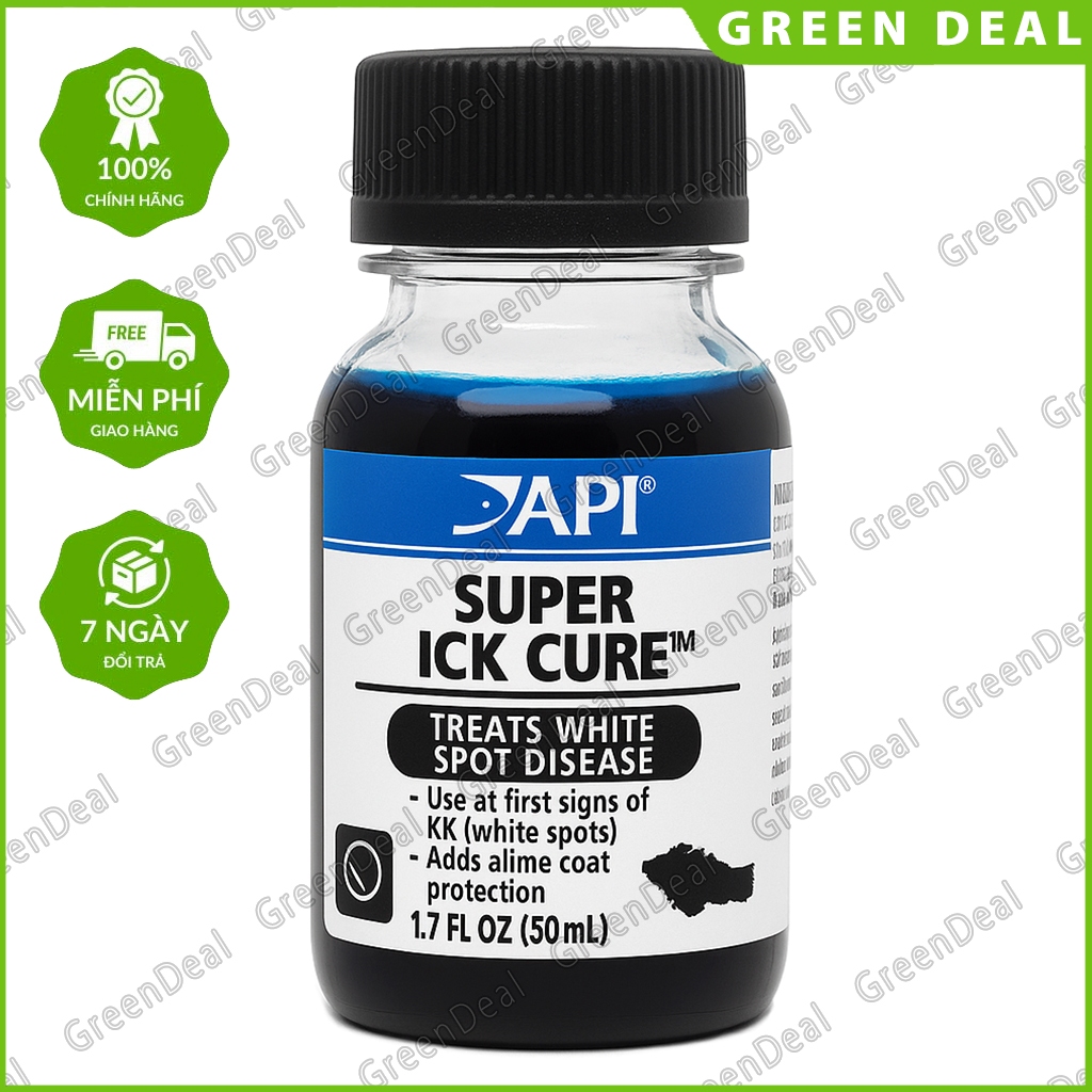 API - Super Ick Cure (Lọ 50 ml) | Xử lý nấm ký sinh trùng cho cá cảnh ...