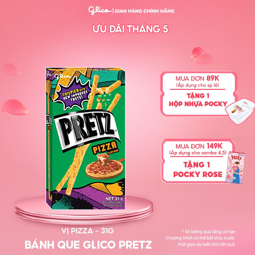 Bánh que mặn nướng giòn Glico Pretz vị Pizza 31gr | Shopee Việt Nam
