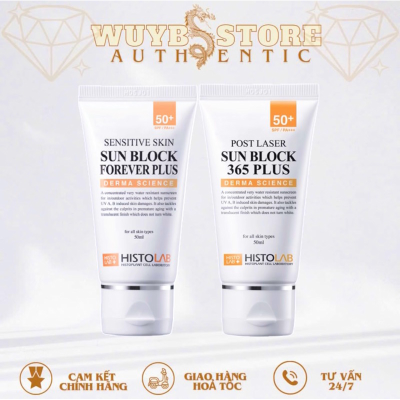 Kem Chống Nắng Cho Mọi Loại Da Histolab SPF50+/ PA+++ SUN BLOCK 365 ...
