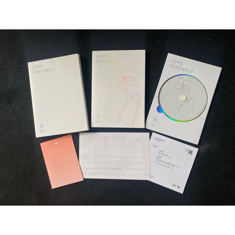 BTS mini album love yourself Her đã khui seal gồm cd photobook và ...