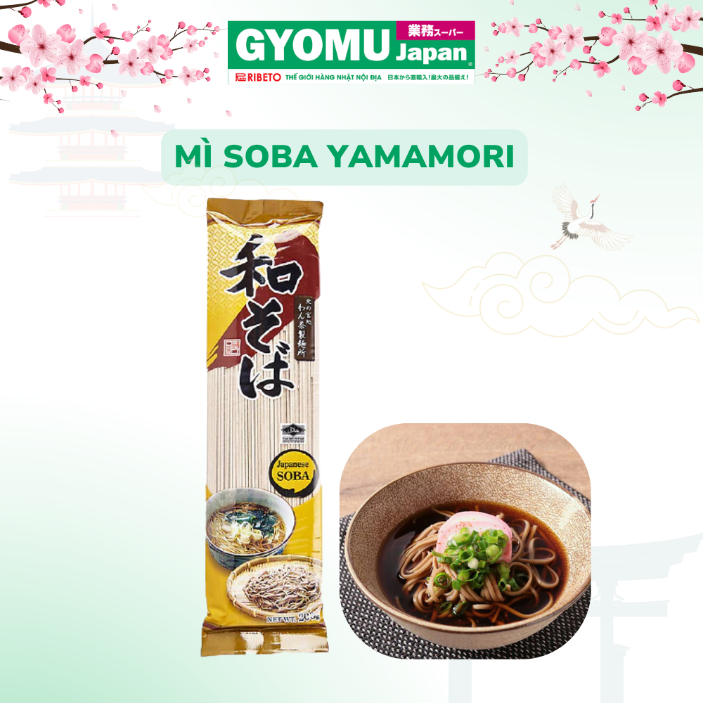 Mì Soba (Yamamori) 200g - Nhật Bản - Gyomu Japan | Shopee Việt Nam