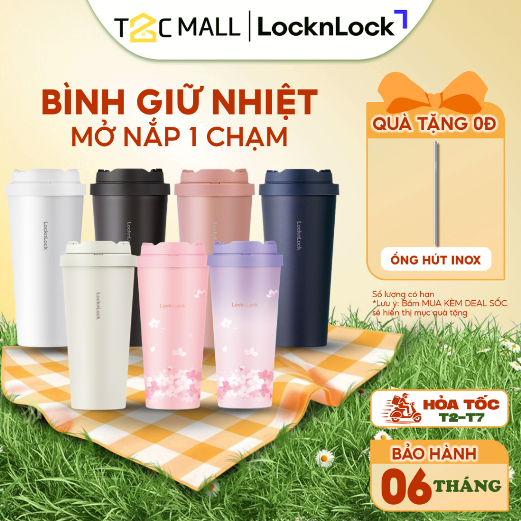 Ly giữ nhiệt LocknLock 550ml Mở Nắp 1 Chạm Hàng Cao Cấp Chính Hãng LHC3249 - T2C Mall | Shopee ...