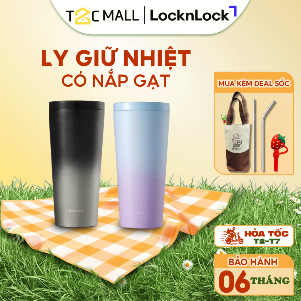 Ly Giữ Nhiệt LocknLock To 500ml Chính Hãng Cao Cấp Màu Cute Nhỏ Gọn Thể ...