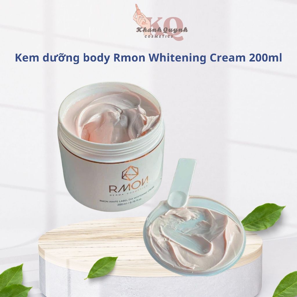 Kem dưỡng body Rmon Whitening Cream 200ml dưỡng trắng da, mềm mịn, đều ...