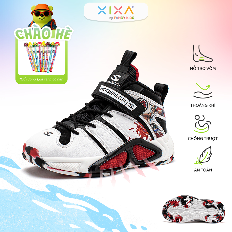 Giày Bóng Rổ HOBIBEAR GS8636G Xixa by Fandy Kids Đế EVA TPR Chống Trượt ...