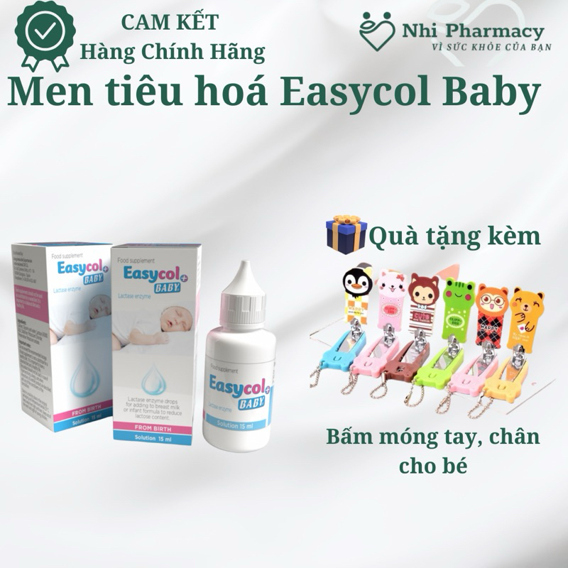 [CHÍNH HÃNG] Men tiêu hoá Easycol Baby + 15ml hỗ trợ làm giảm các triệu ...