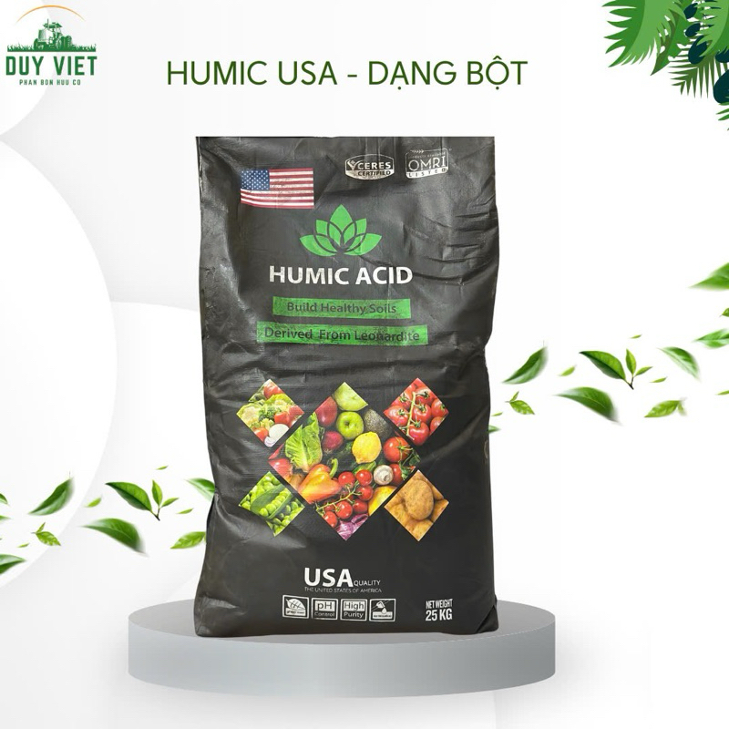 HUMIC BỘT [CHÍNH HÃNG] Phân Bón Humic Acid Kích Rễ USA Nhập Khẩu - Bao ...