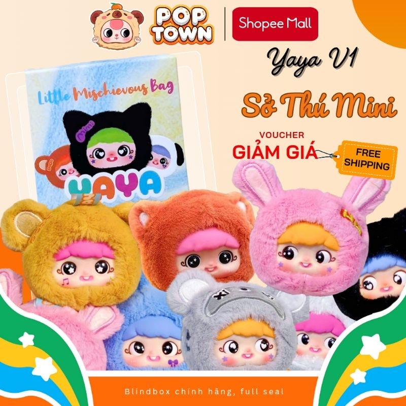 [HỎA TỐC] YAYA SỞ THÚ V1- Size móc khóa mini - Migo - Blindbox, quà ...