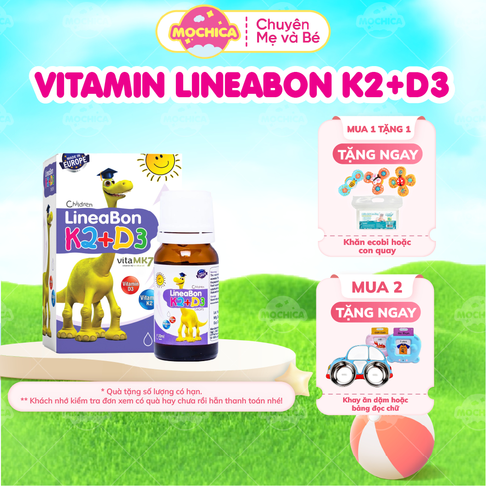 LineaBon vitamin D3 K2 10ml - Vitamin tăng chiều cao cho bé chính hãng_Mochica | Shopee Việt Nam
