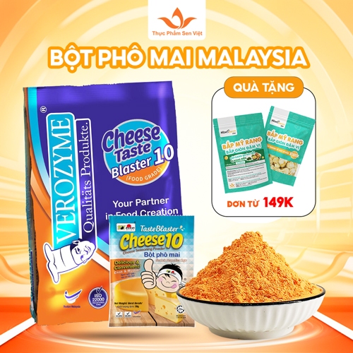 Bột phô mai Malaysia Verozyme 315gr, phô bột cam lắc khoai tây, khoai ...
