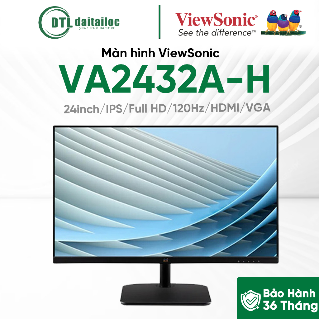 Màn hình ViewSonic VA2432A-H 24inch IPS Full HD 120Hz HDMI VGA | Chính ...