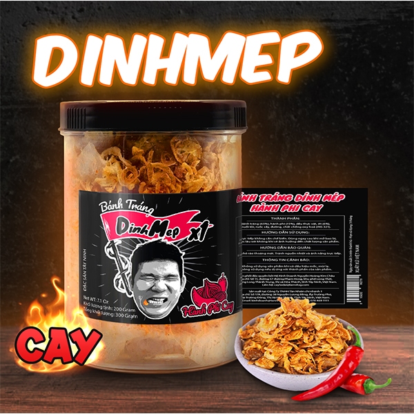 Bánh tráng DINHMEP HÀNH PHI CAY - bánh tráng Lâm Vlog Dính Mép Hành Phi ...
