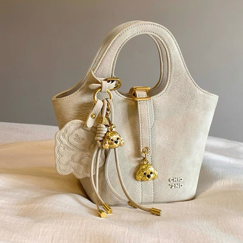 Túi xách nữ Chio2nd chính hãng kèm charm cún, kt 14x14x14.5cm, túi ...