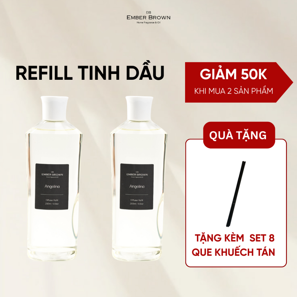Ember Brown Diffuser Refill Chai Refill Tinh Dầu Nước Hoa Khuếch Tán ...