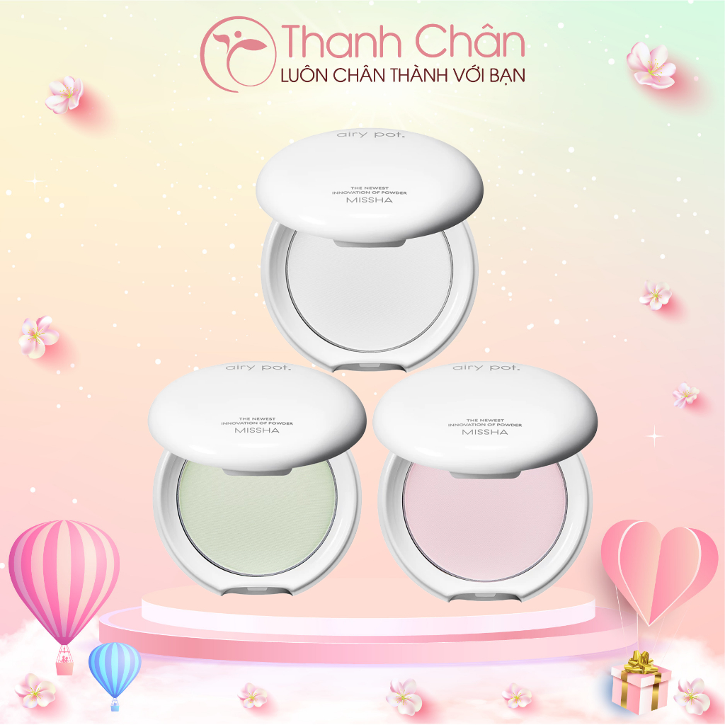 Phấn phủ Missha Airy Pot Pressed Powder 5g | Shopee Việt Nam