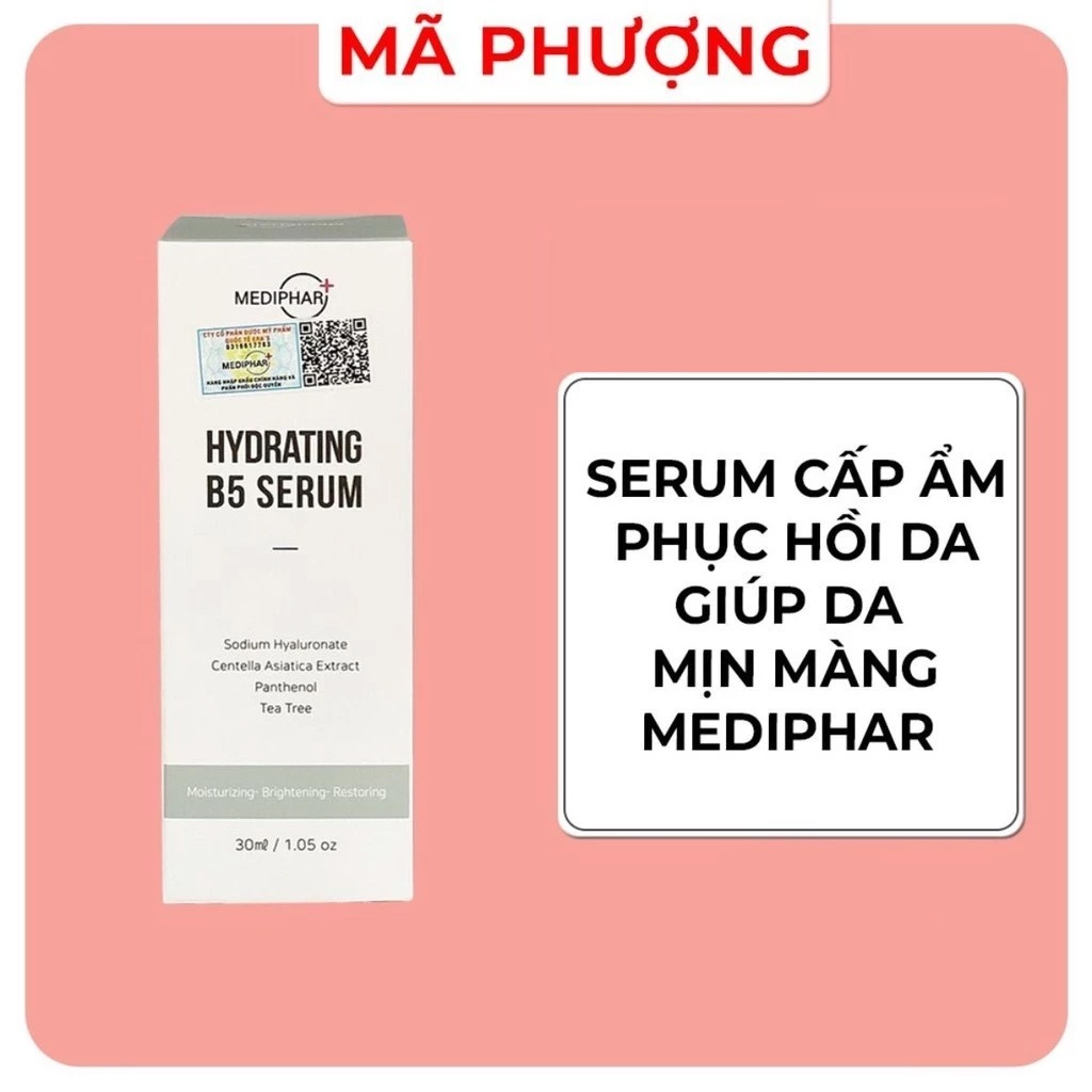 Tinh chất Serum B5 Mediphar dưỡng ẩm, phục hồi, sáng da, cấp nước, chống lão hóa 30ml - Mỹ Phẩm ...