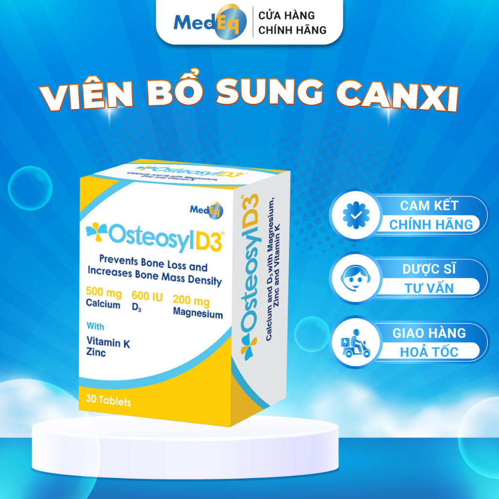 Canxi Cho Bà Bầu MedEq Osteosyl D3 Bổ Sung Canxi & Vitamin, Hỗ Trợ ...