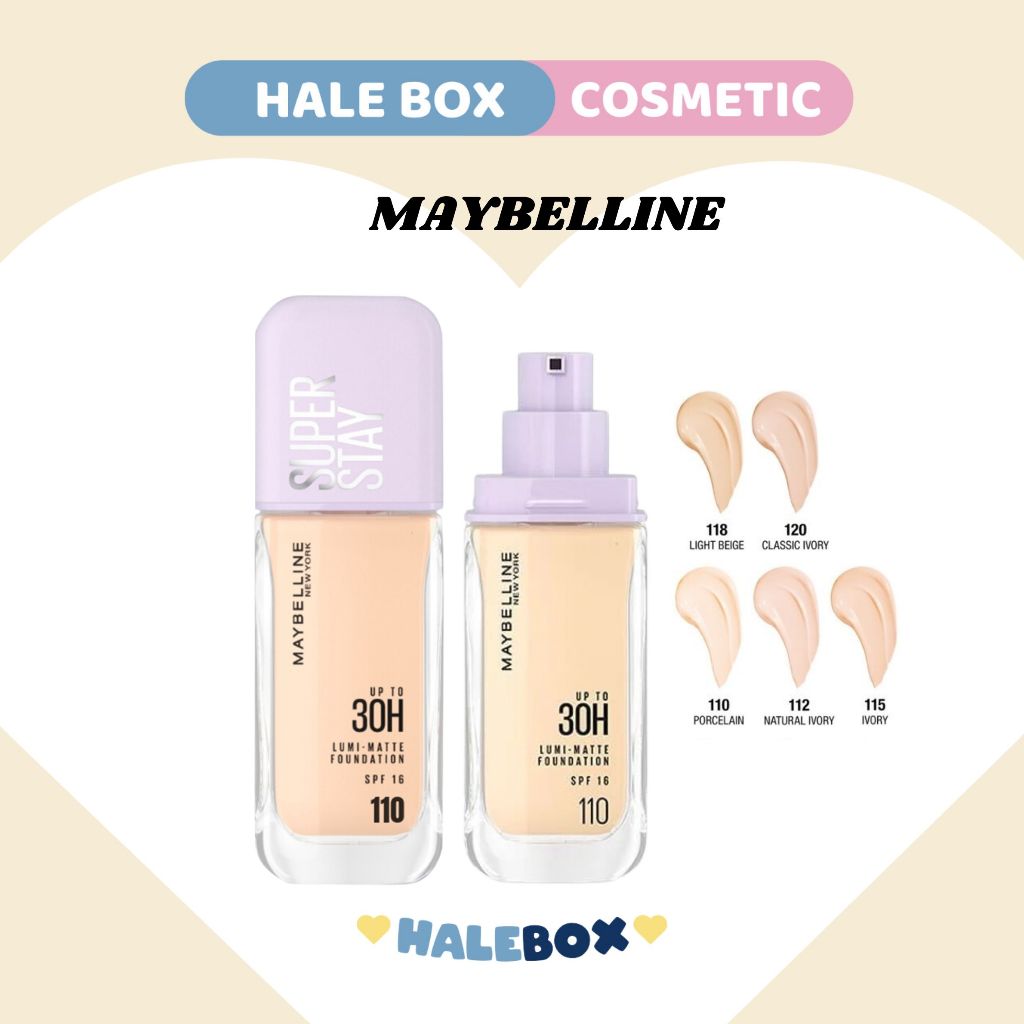 Kem Nền Maybelline Super Stay Up To 30H Lumi Matte Foundation SPF16 PA+++35ml | Shopee Việt Nam
