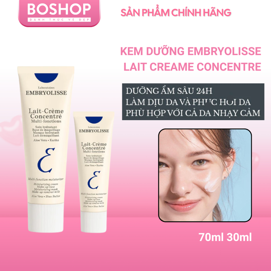 Kem Sữa Dưỡng Ẩm Siêu Phục Hồi Embryolisse Lait-Creme Concentre 30ml ...