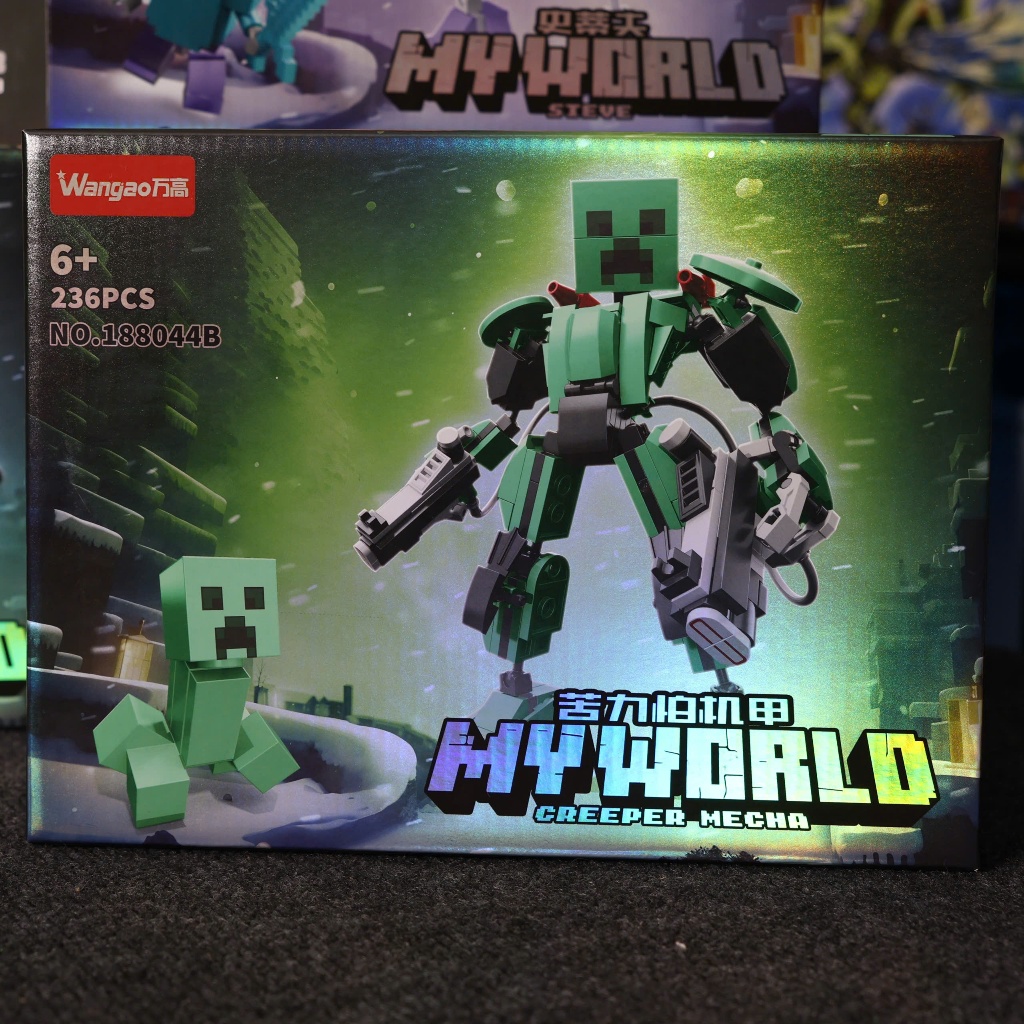 [Siêu HOT 2025 6+] Mech CREEPER MECHA mine craft đồ chơi lắp ráp, đồ ...