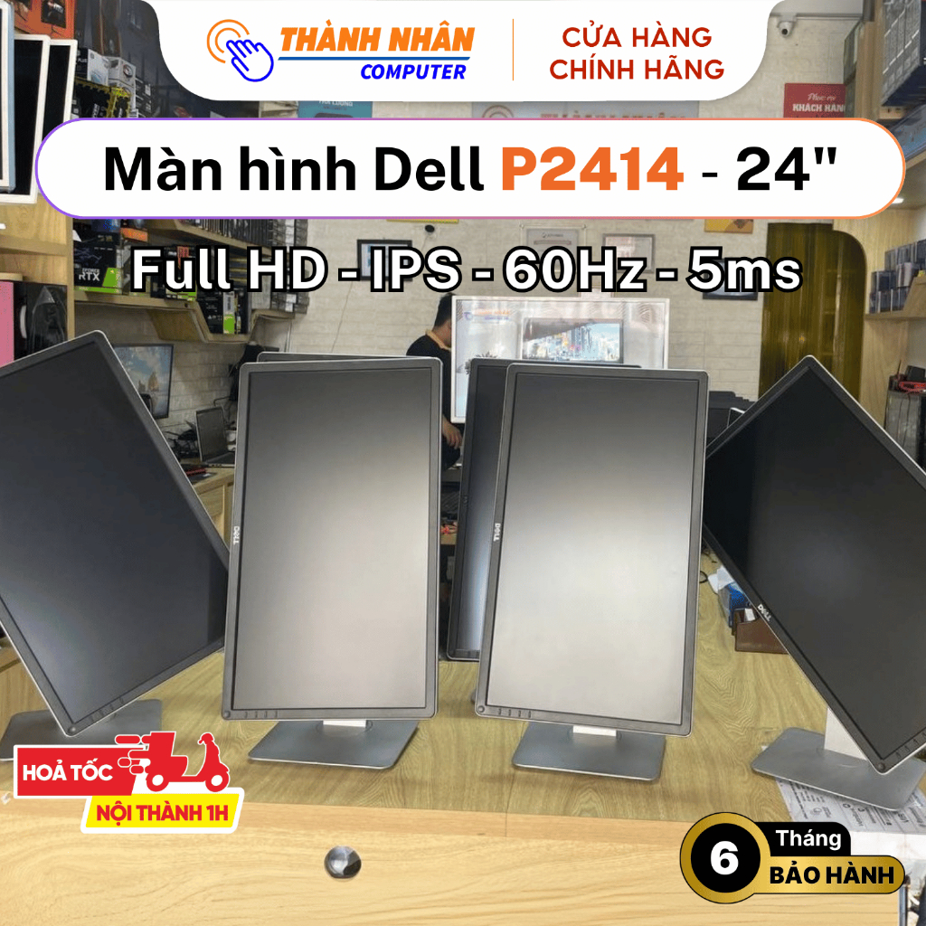 Màn hình DELL P2414 (24inch Full HD - IPS - 60Hz - 5ms) | Shopee Việt Nam