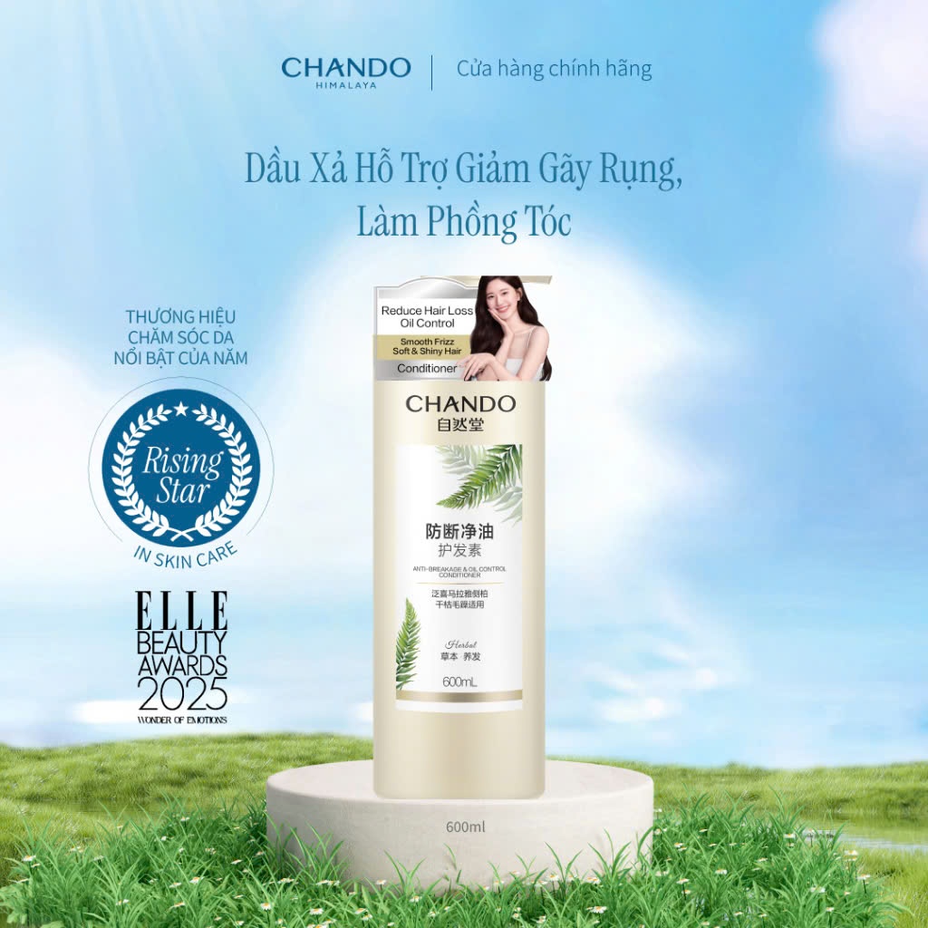 Dầu xả ngăn ngừa gãy rụng & kiểm soát dầu CHANDO Himalaya 600ml | Shopee Việt Nam