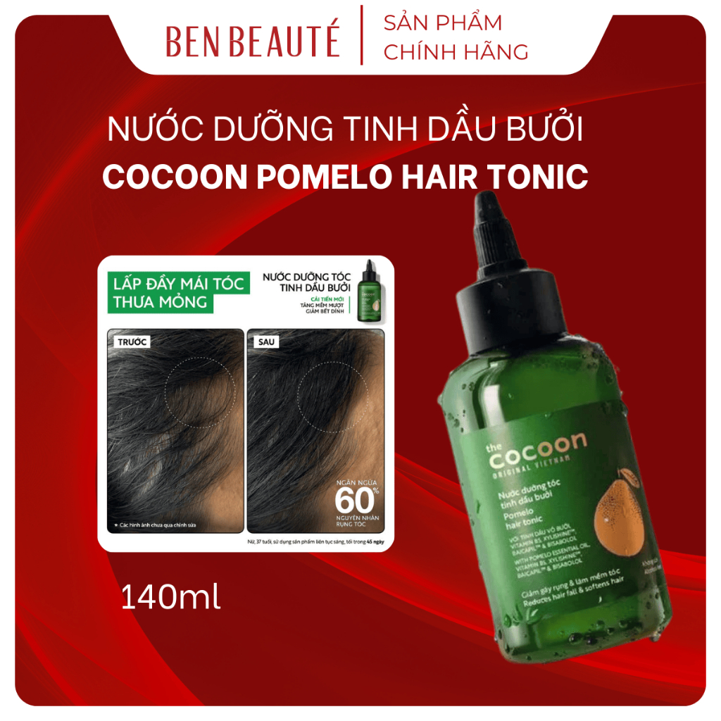 Tinh Dầu Bưởi COCOON Pomelo Hair Tonic Bản Nâng Cấp Hỗ Trợ Mọc Tóc ...