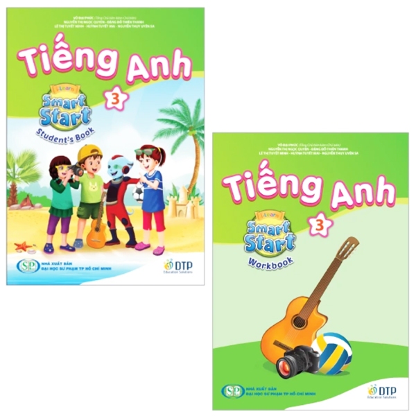 Sách - Combo Tiếng Anh 3 I-Learn Smart Start - Student's Book + Workbook ( Kèm Bìa Bao ...