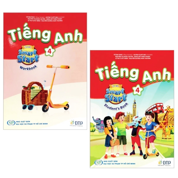 Sách - Combo Tiếng Anh 4 I-Learn Smart Start - Student's Book + Workbook ( Kèm Bìa Bao ...