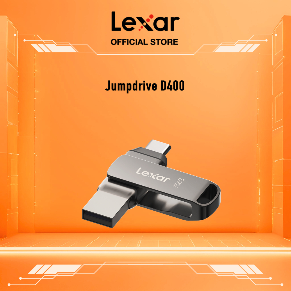 USB Lexar JumpDrive D400 3.2 Gen 1 Type-C/Type-A 64GB-256GB Tốc Độ Đọc ...