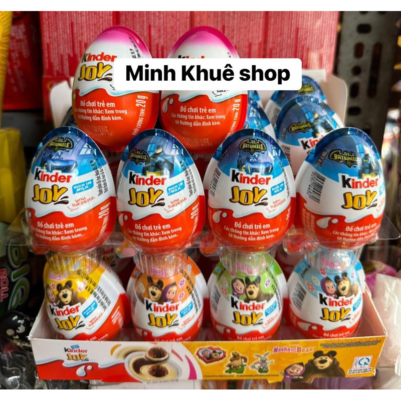 Socola Kinder Joy Cho Bé Gái và Bé Trai hàng Ấn Độ 3 quả mẫu mới date ...