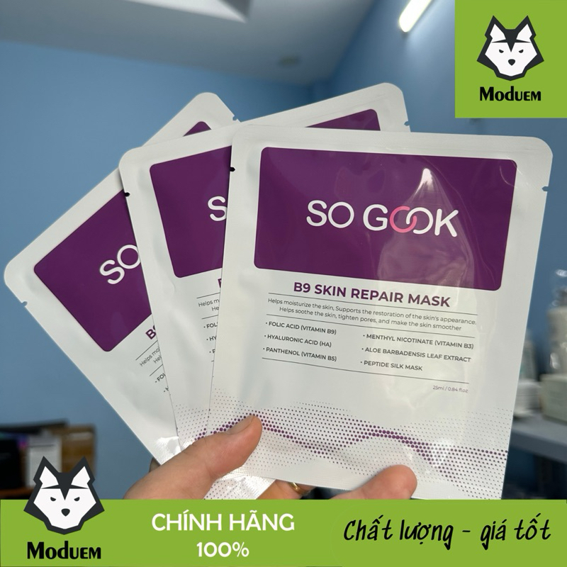 [ Combo 10 miếng ] Mặt Nạ SO GOOK B9 Skin Repair Mask cấp ẩm làm dịu ...
