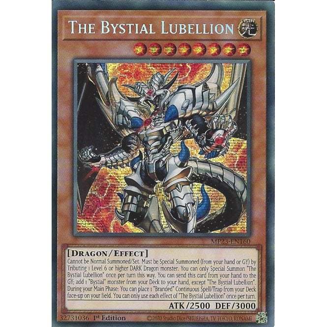 [KW2 Yugioh] [EN-UK] Thẻ bài MP23-EN160 The Bystial Lubellion ...