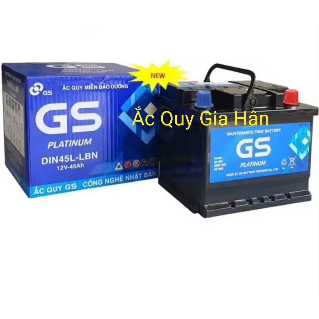 Bình Ắc Quy 12V-45Ah, Ắc Quy Ô Tô GS MF DIN45L-LBN | Shopee Việt Nam