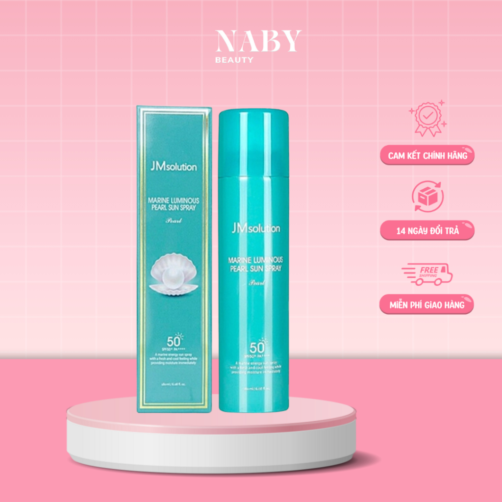 Xịt chống nắng Body JM Solution Marine Luminous Pearl Sun Spray SPF50+PA++++180ml | Shopee Việt Nam