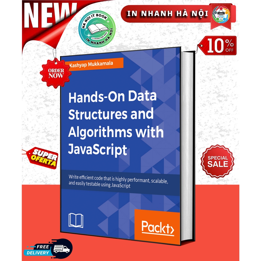 Tập giấy để in Hands-On Data Structures and Algorithms with JavaScript | Shopee Việt Nam