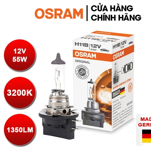 (CHÍNH HÃNG OSRAM) Bóng Đèn Halogen OSRAM Original H11B 64241 12V 55W ...