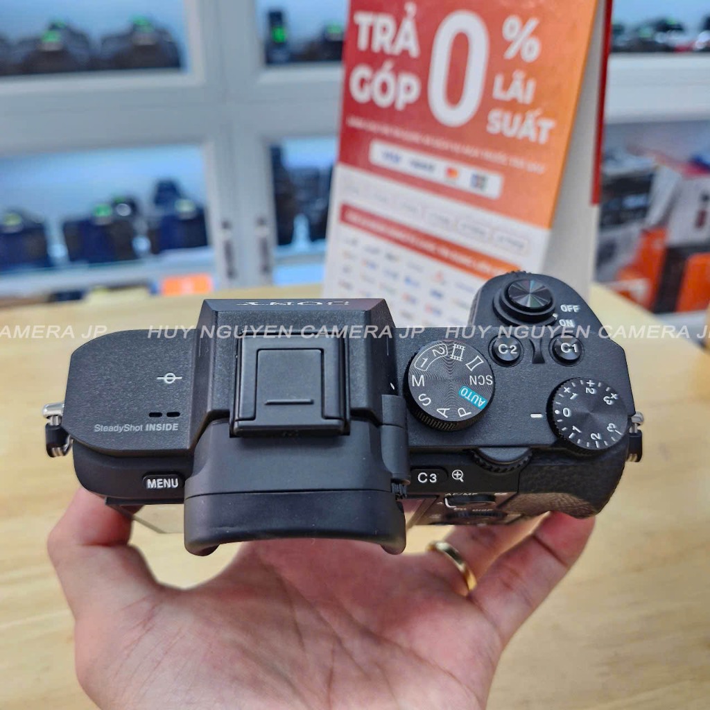 MÁY ẢNH SONY A72 có Tiếng Việt ĐẸP 99% , WIFI, ống kính Sony 28 70 OSS ...