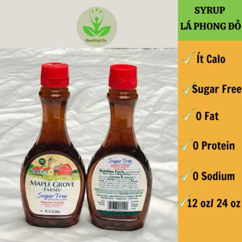 Siro không đường, Syrup lá phong không đường Maple grove farms ( eat ...