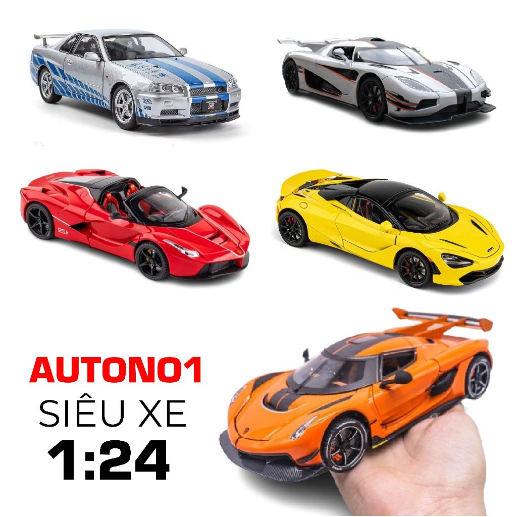 Các mẫu mô hình xe kim loại Koenigsegg Ferrari Lambo Merc BM W Range ...