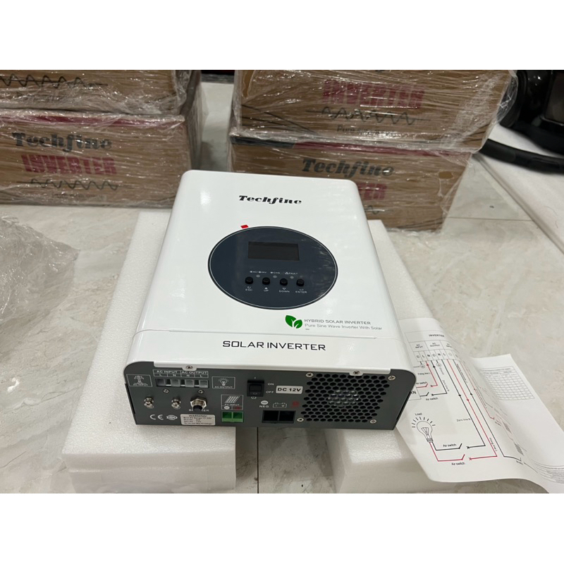 Hybrid Techfile 12v1200w công suất thực, biến tần năng lượng mặt trời | Shopee Việt Nam