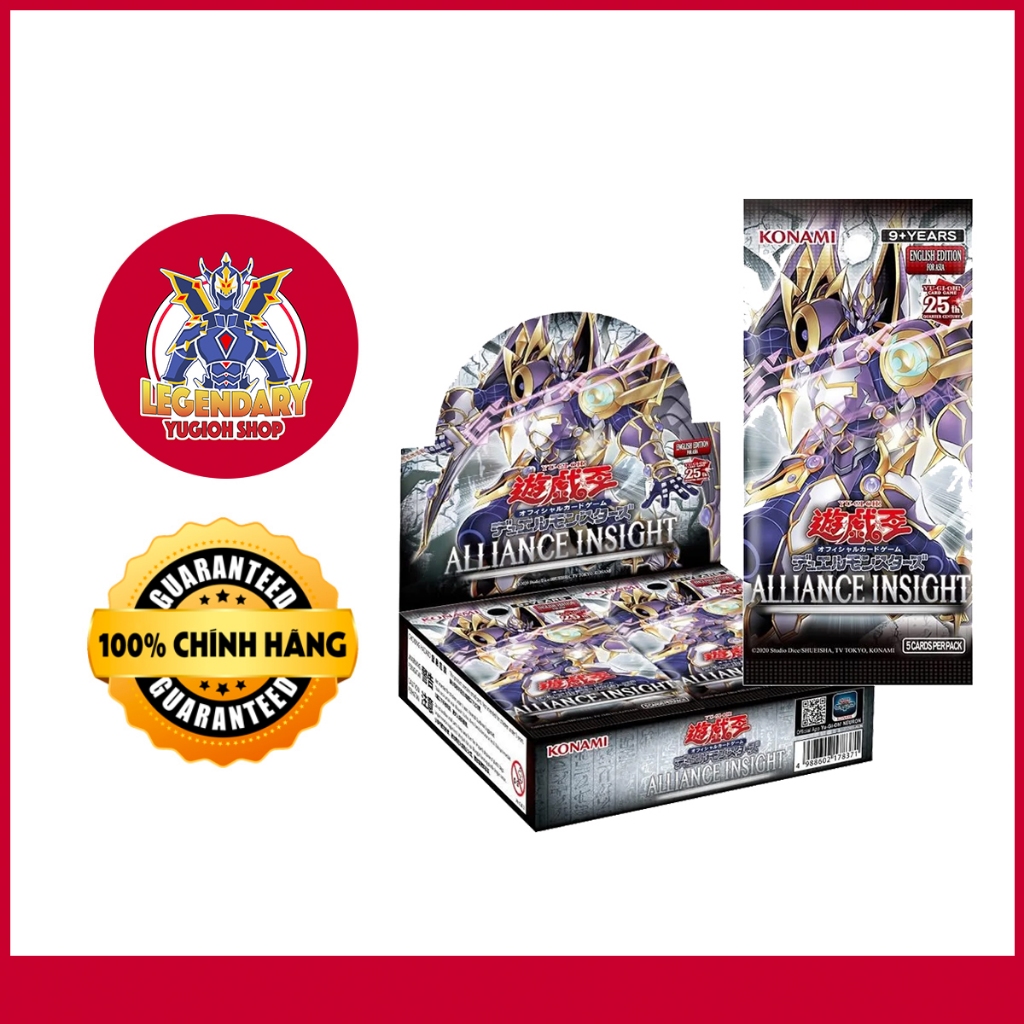 [Hộp Thẻ Bài Yugioh Chính Hãng] Booster Box - Pack Yugioh Alliance Insight - ALIN (AE) | Shopee ...