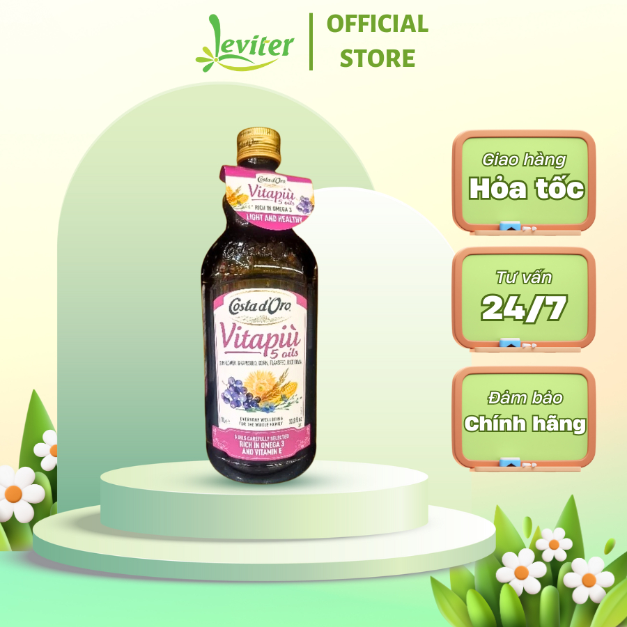 Dầu thực vật ép lạnh hỗn hợp 5 loại dầu - Dầu Olive Pomace La Sansa Di ...