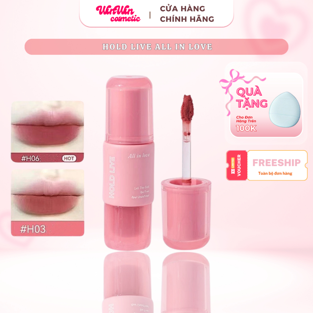 [HOLD LIVE] Son kem lì Hold Live All In Love (HL710) Nhung Lì Kháng Nước Thời Trang Thu Đông ...