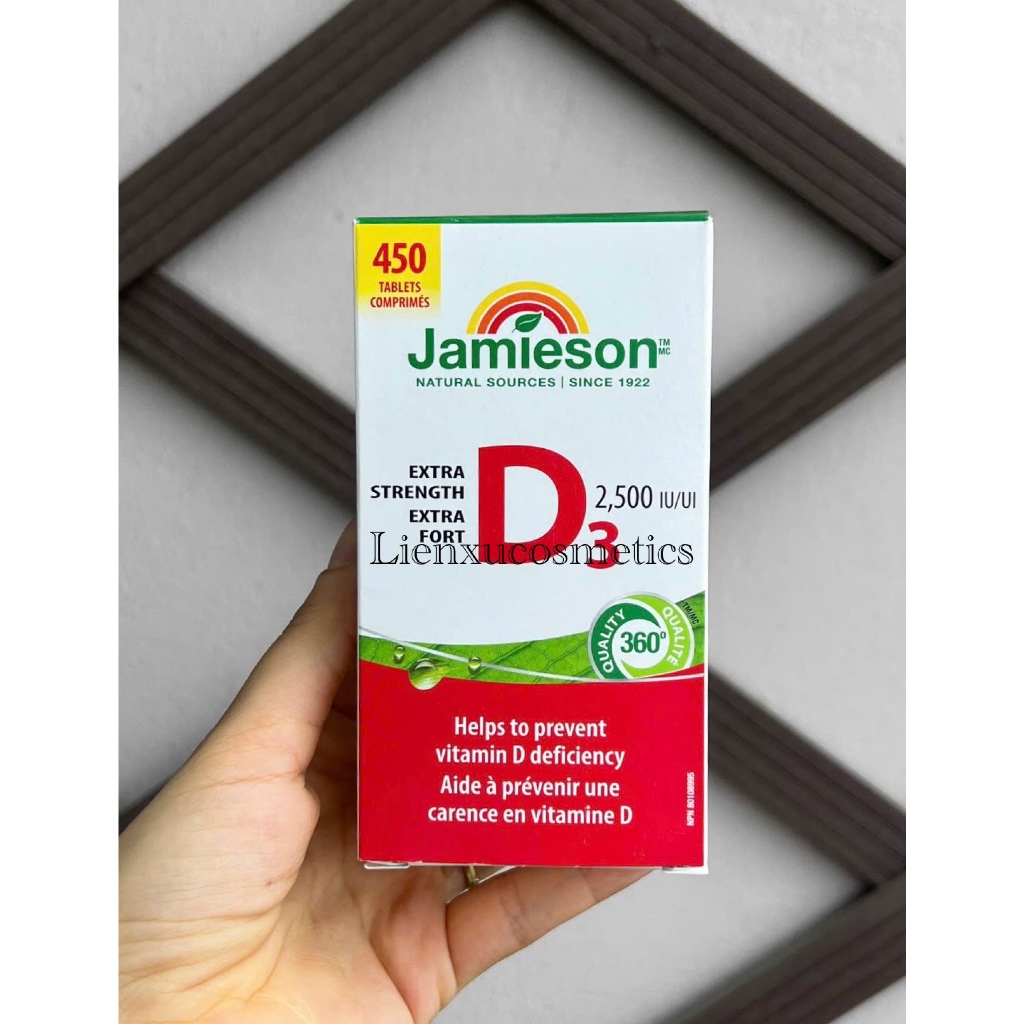 Viên uống bổ sung Vitamin D3 Jamieson 1000IU& HSD T10/2028 | Shopee Việt Nam