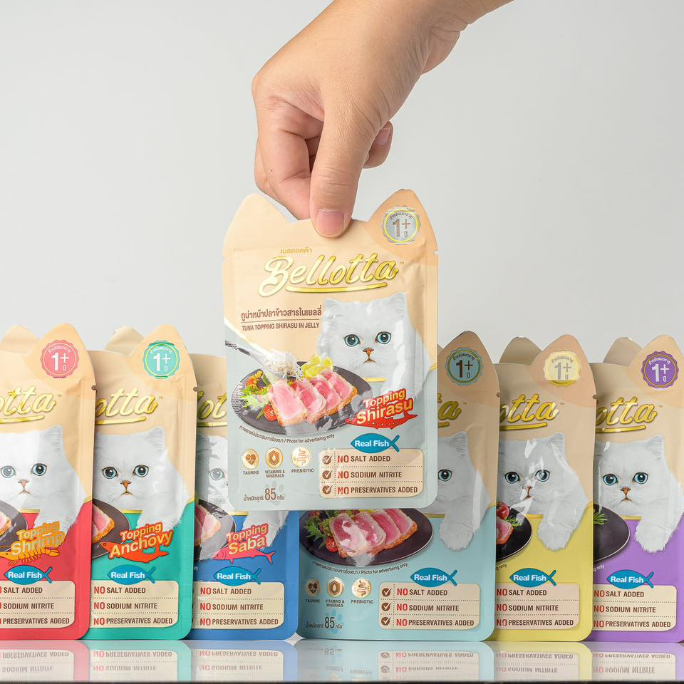[Combo 24 gói] Pate Bellotta 85g - pate làm từ thịt thật cho mèo ...