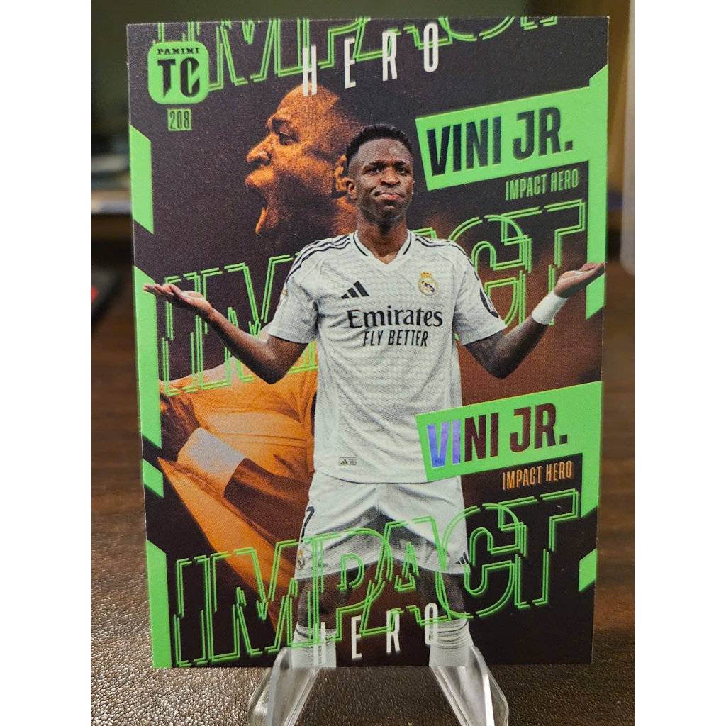 Thẻ IMPACT HERO Vinicius Junior Panini Top Class Pure Football 2025 ...