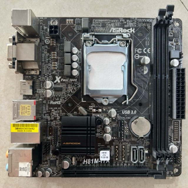 Main H81M ITX Arock hàng bóc máy hàn | Shopee Việt Nam