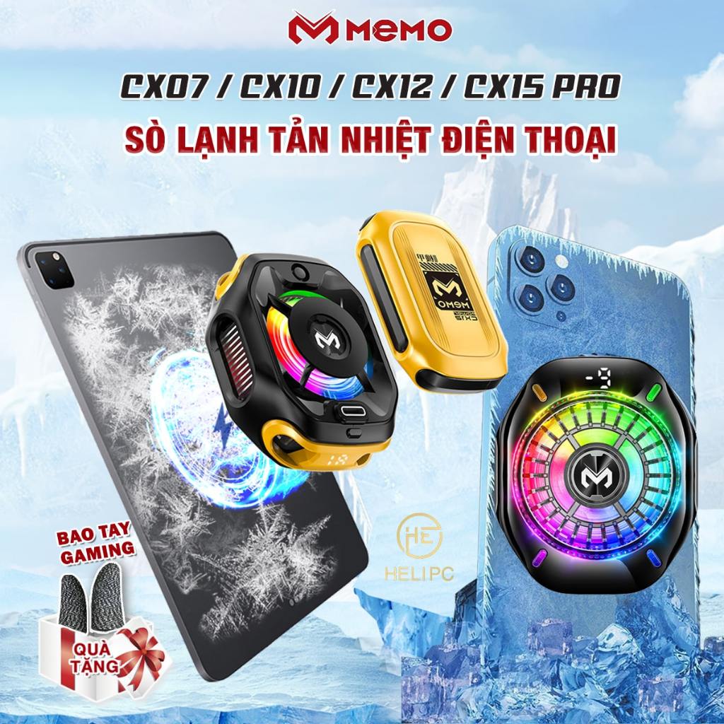 Tản nhiệt điện thoại máy tính bảng sò lạnh từ tính Memo CX07 / CX10 ...